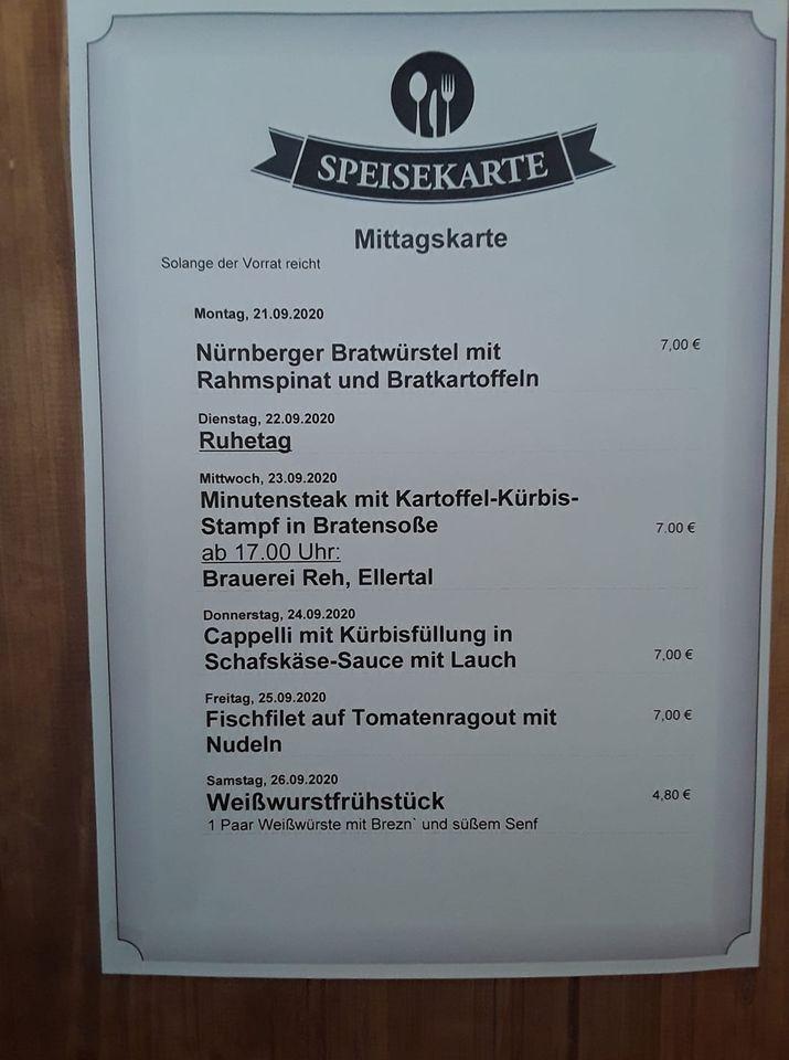 Speisekarte von Café Florian cafe, Bayreuth, Badstraße 13