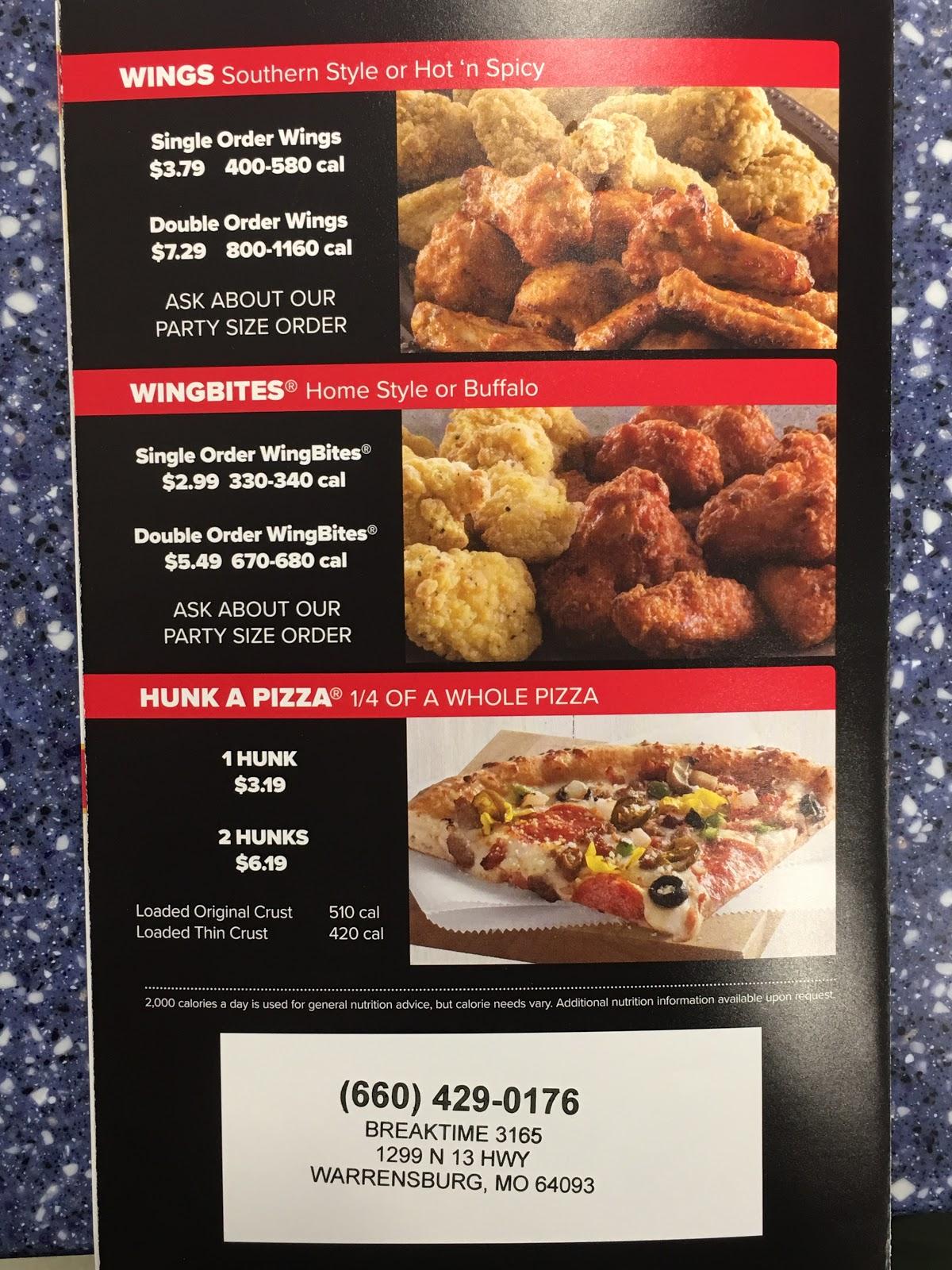 Menu at Smokestack BBQ, Warrensburg