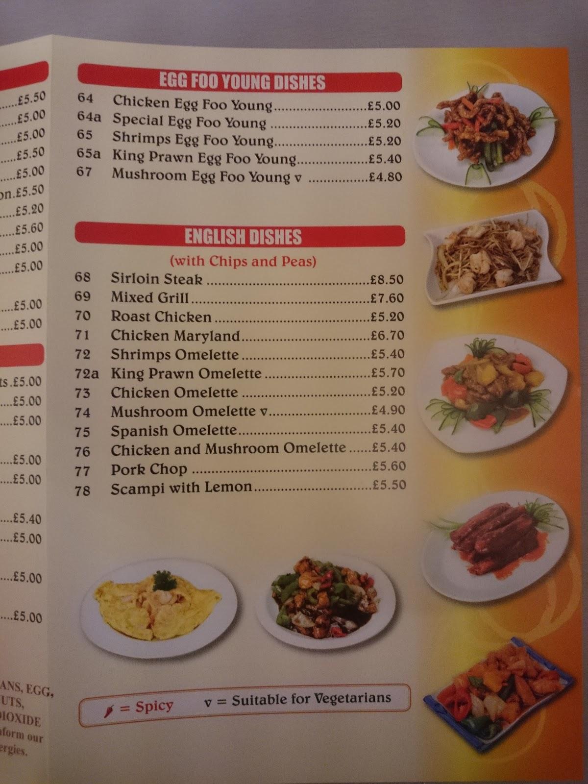 Menu at The Kee Lee fast food, Royal Leamington Spa