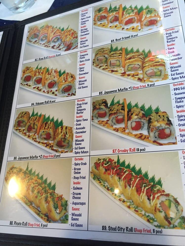 Menu at Yokoso Japanese Steak House restaurant, Homestead
