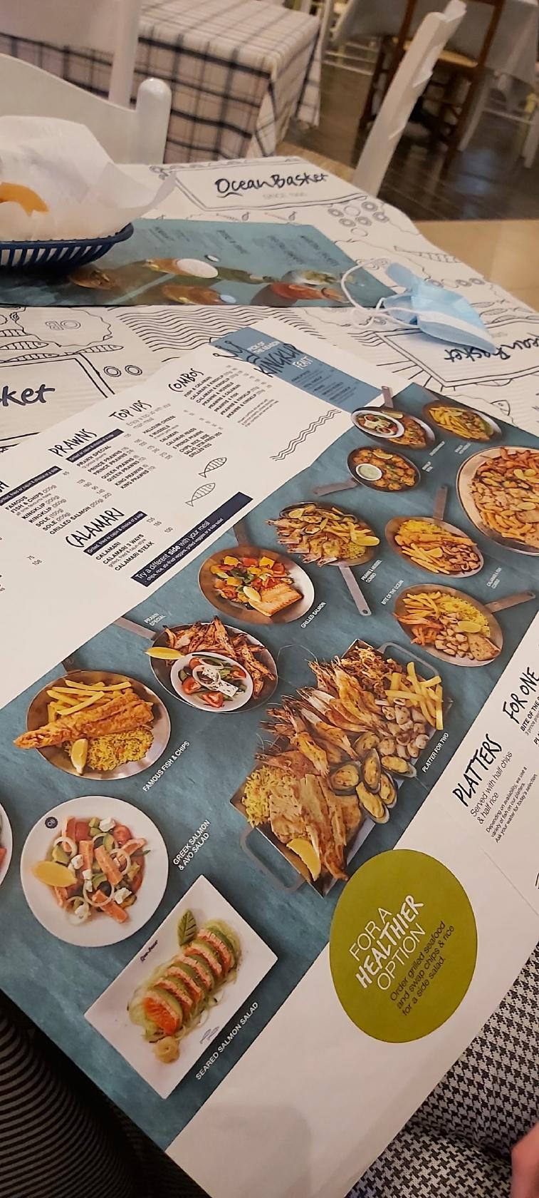 Menu at Ocean Basket Oakfields restaurant, Benoni