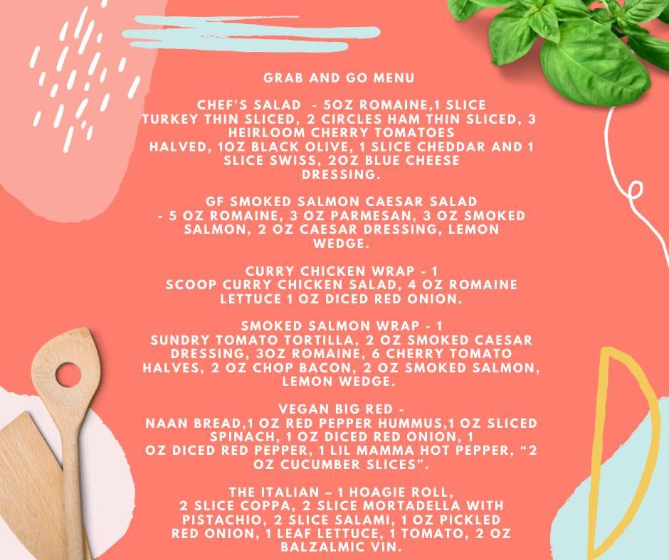 Menu at Topside Coffee Cabin cafe, Steilacoom, 215 Wilkes St Suite 102