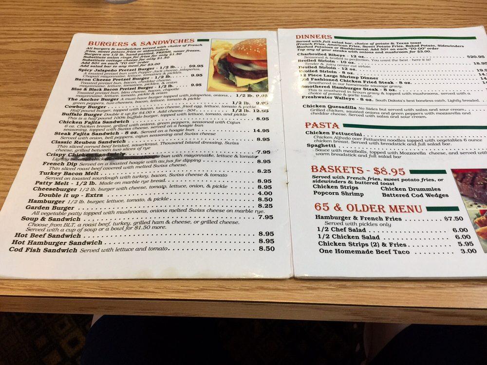 Menu at Main St Cafe & Market, Chamberlain