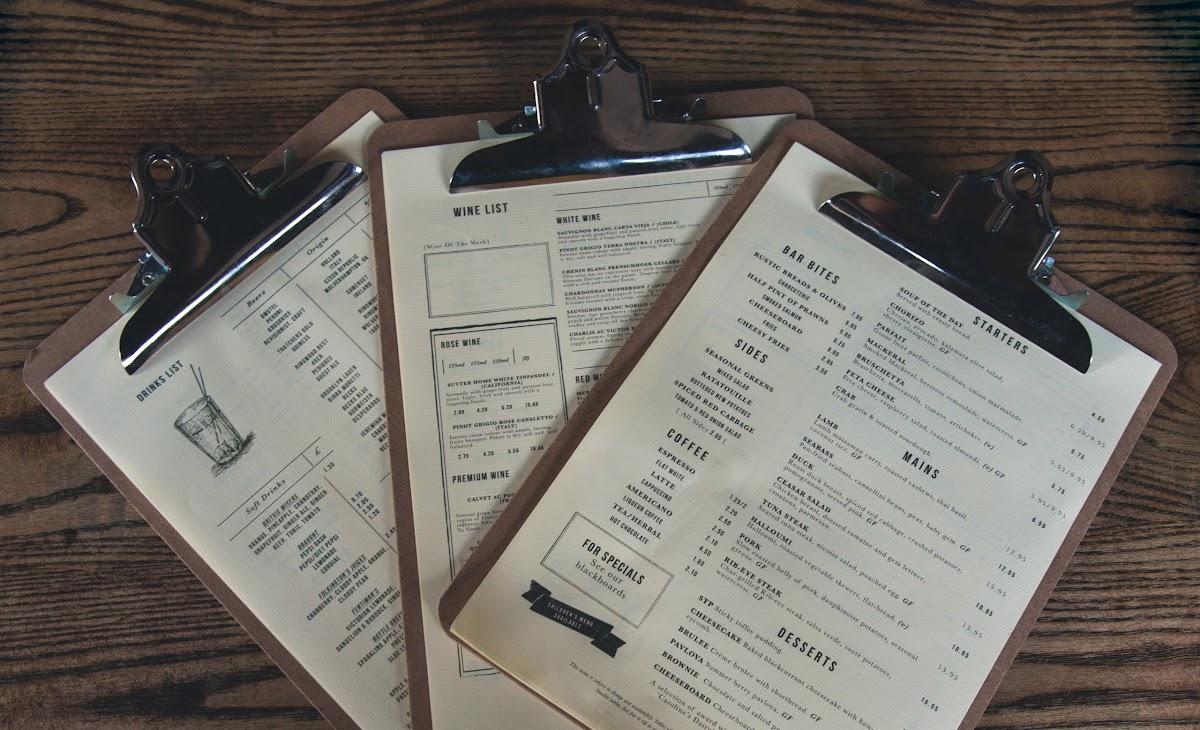 Menu at The Gun Inn Findon pub & bar, Worthing