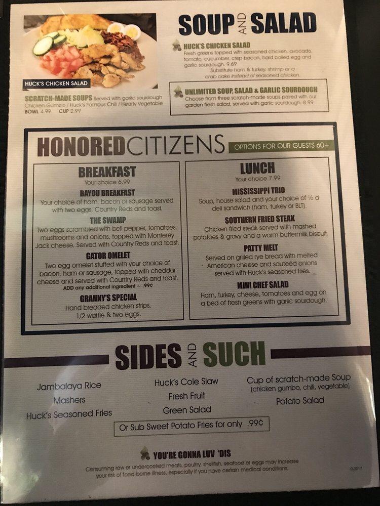 Menu at Huckleberry's Breakfast & Lunch restaurant, Sacramento, Arena ...