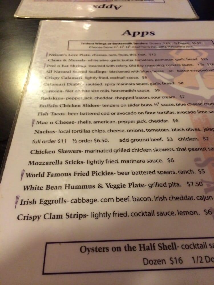 Menu at Trident Grill pub & bar, Tucson, E Speedway Blvd