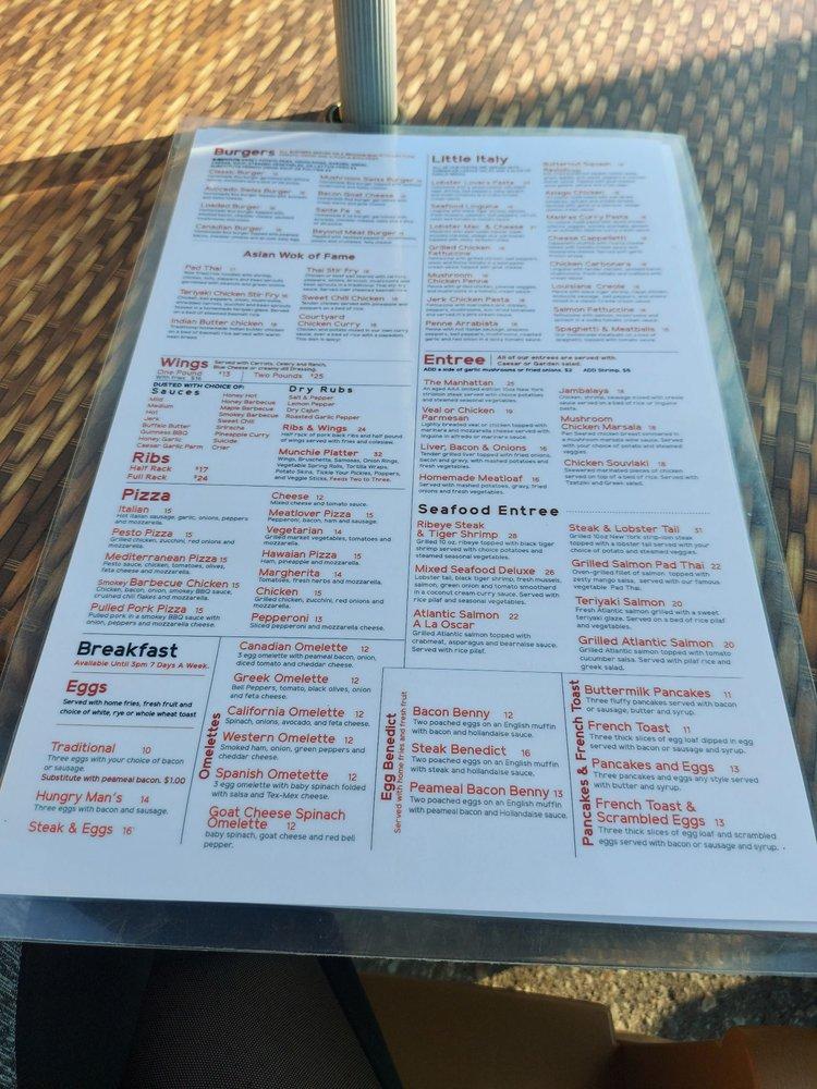 Menu at A Stones Throw Pub & Grill, Bowmanville