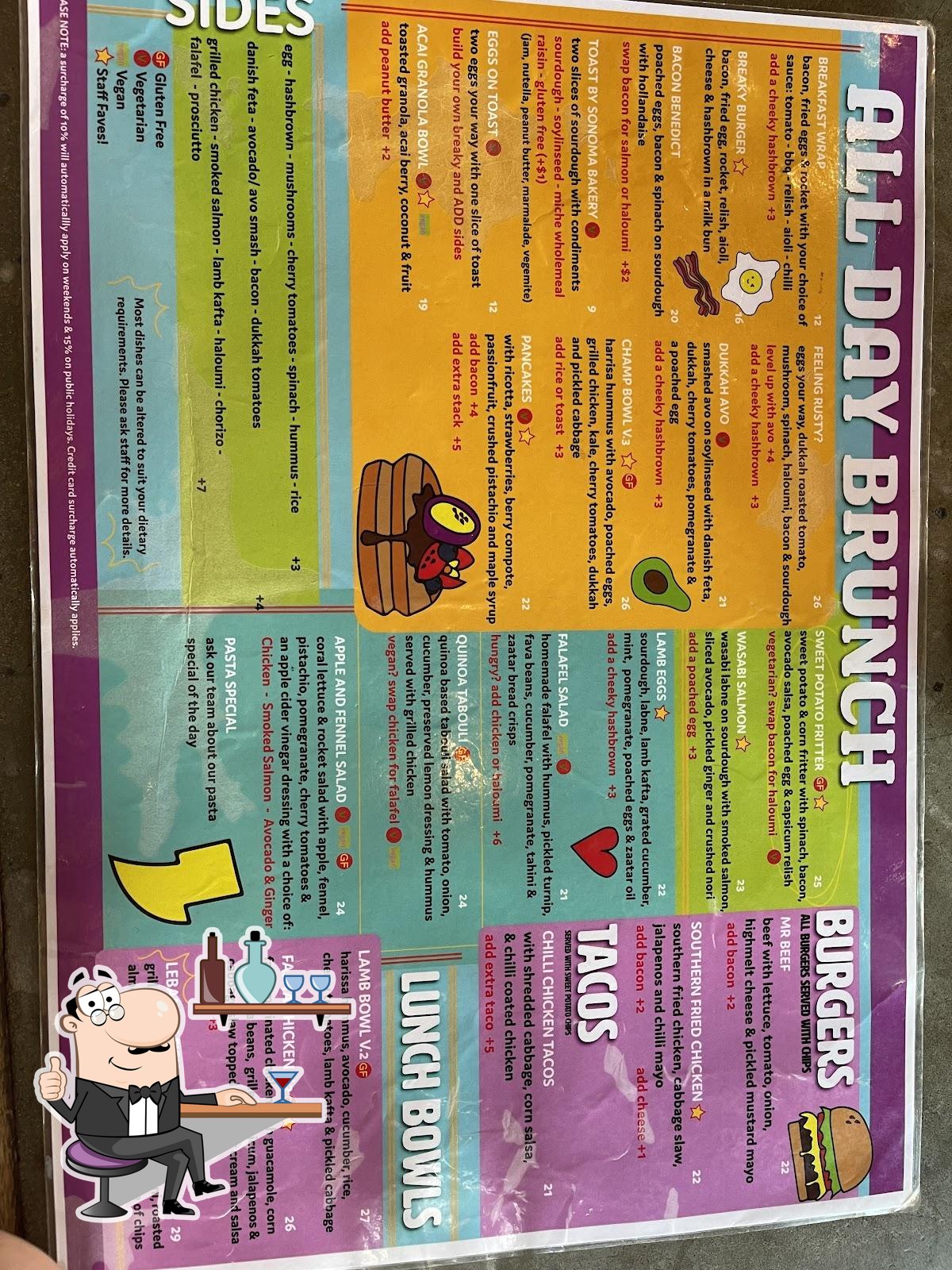 The Rusty Rabbit, Darlinghurst - Restaurant menu, prices and reviews