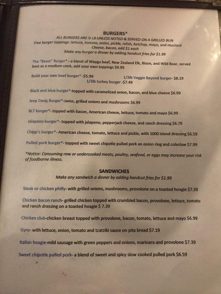 Menu at Shelly's Uptown Grill pub & bar, Doylestown
