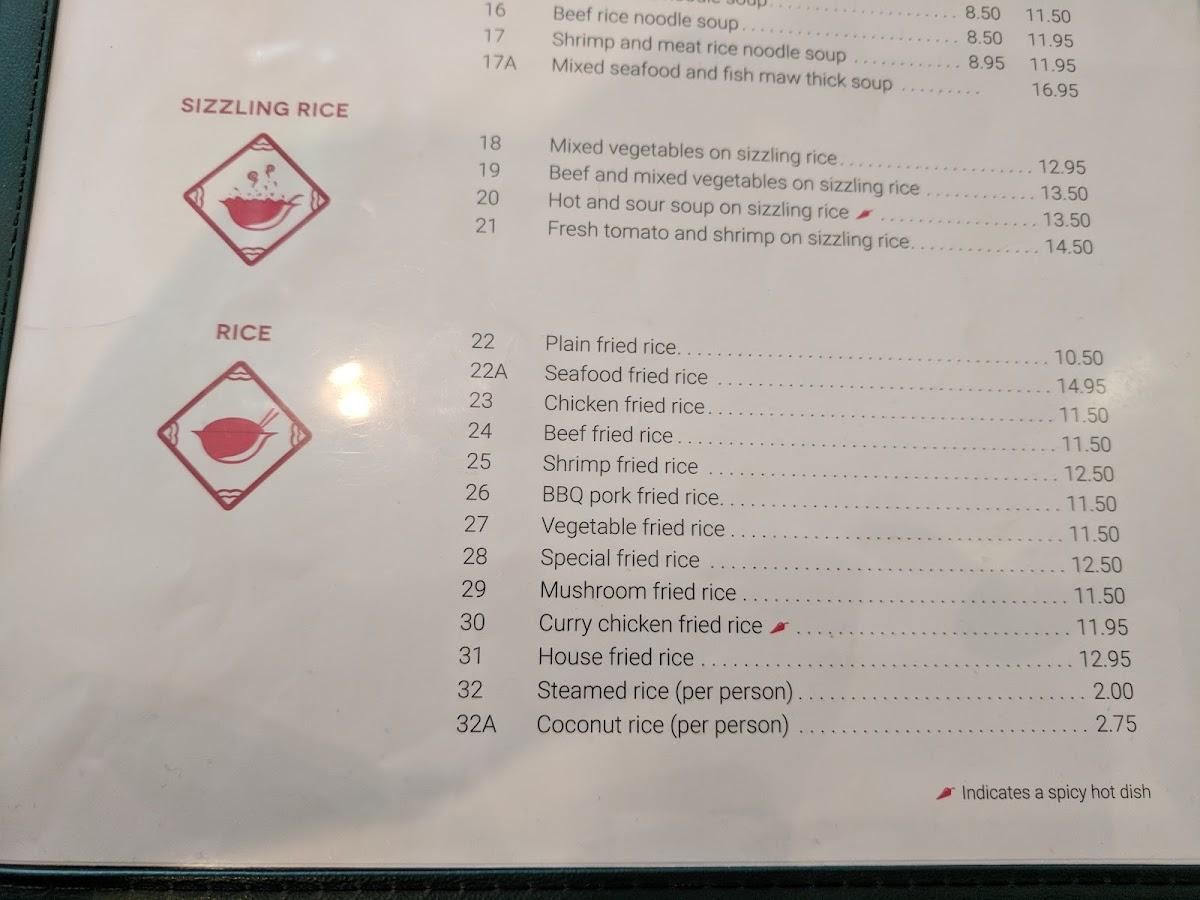 Menu at Mighty Mango Restaurant Ltd, Calgary