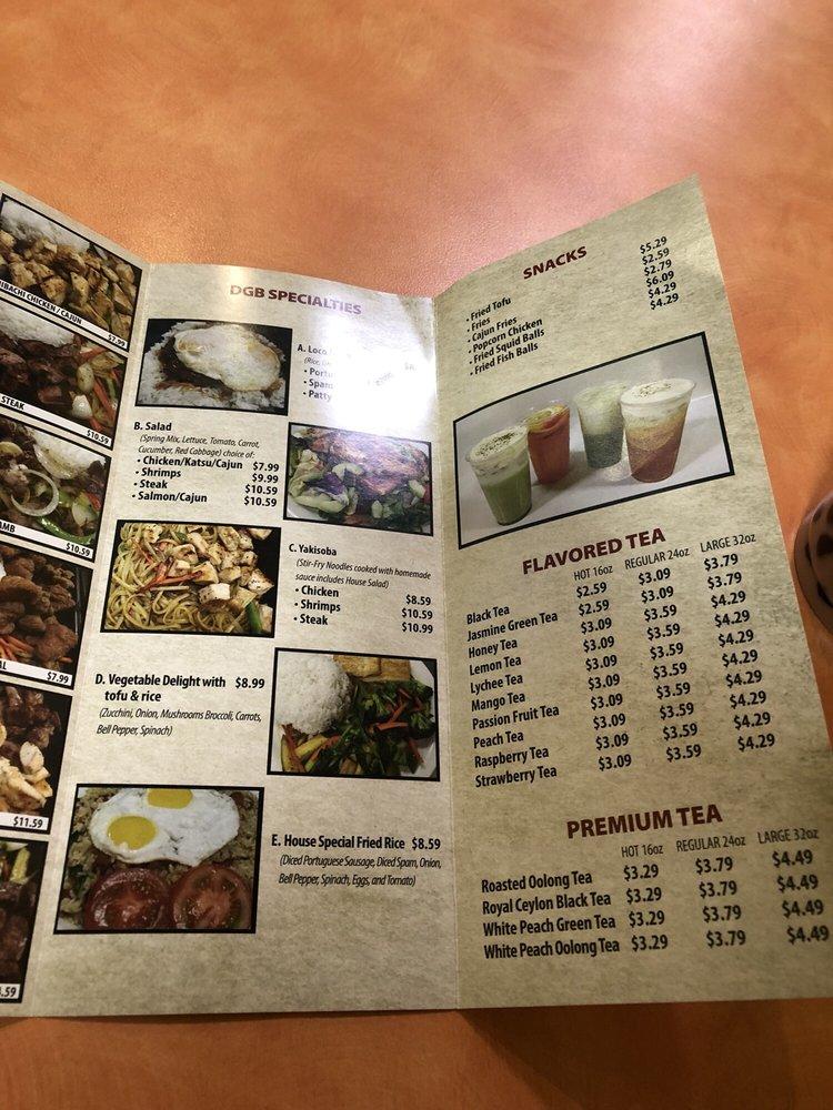 Menu at D Grill Boy pub & bar, Ontario