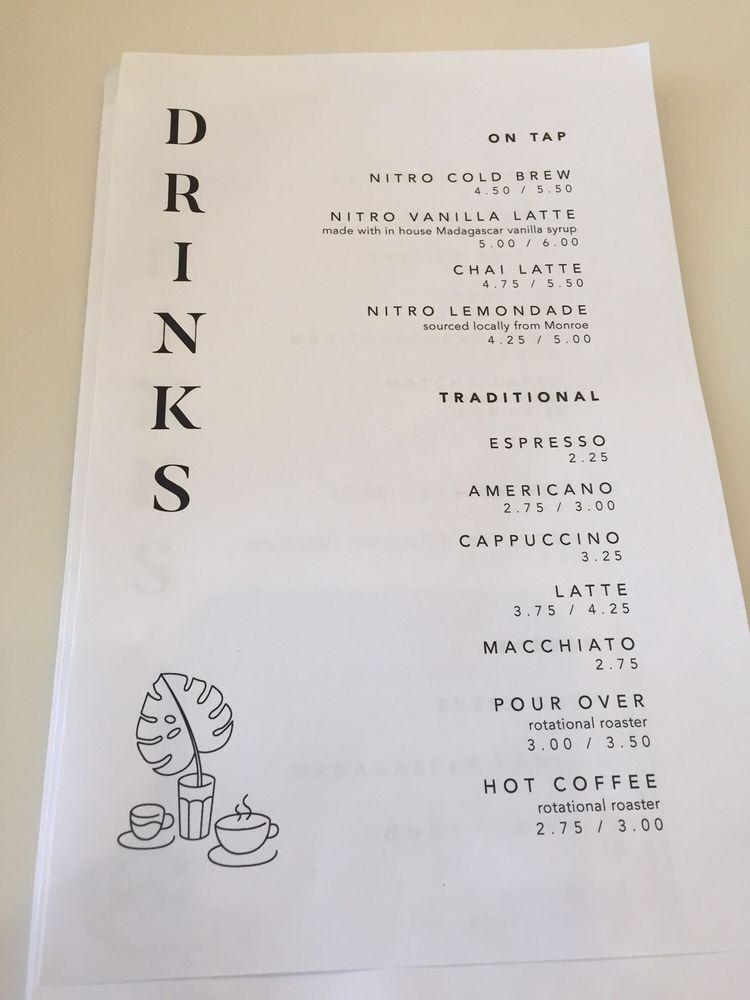 Menu at The Nitro Bar, Newport, 2 Pond Ave