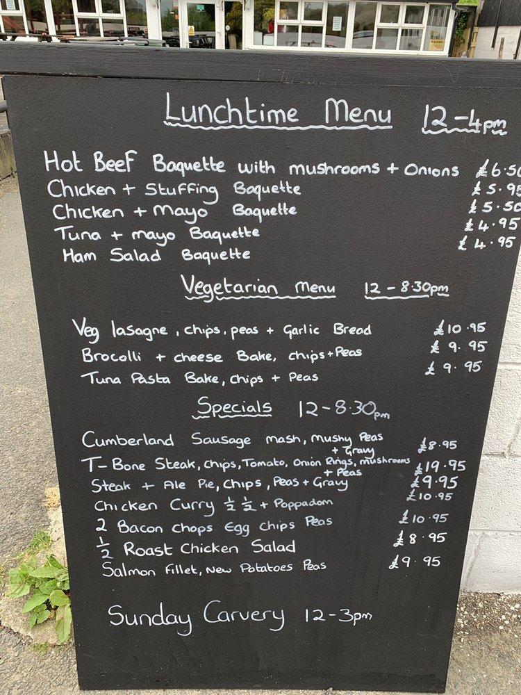 Menu at Tafarn Glanaber pub & bar, Morfa Bychan
