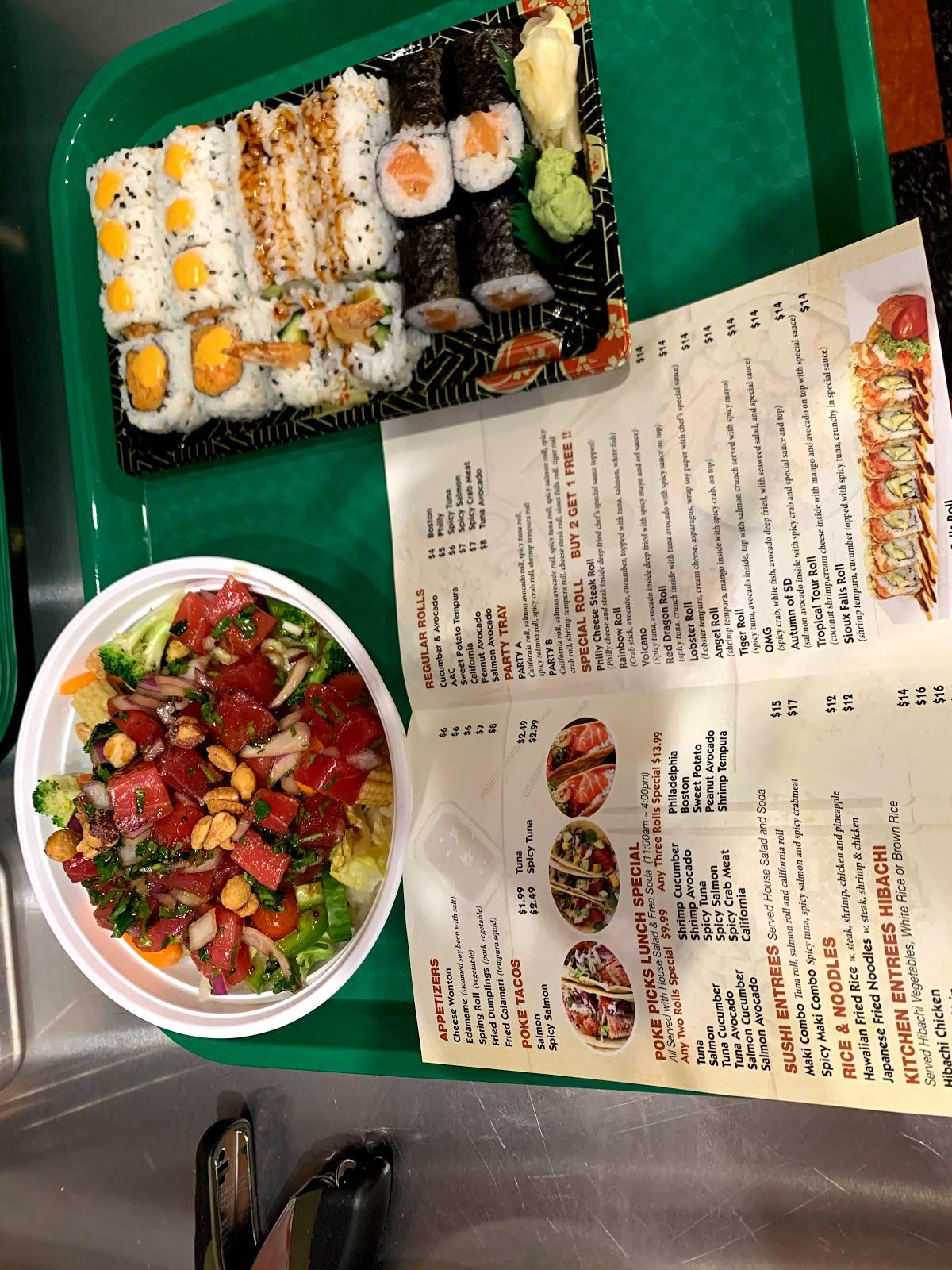 Menu at Fancy bowl restaurant, Sioux Falls