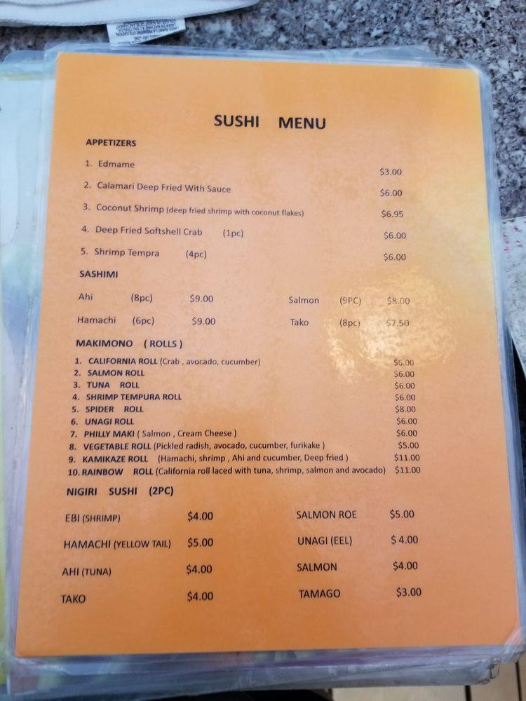 Menu at Kauai Ramen restaurant, Eleele, Waialo Rd