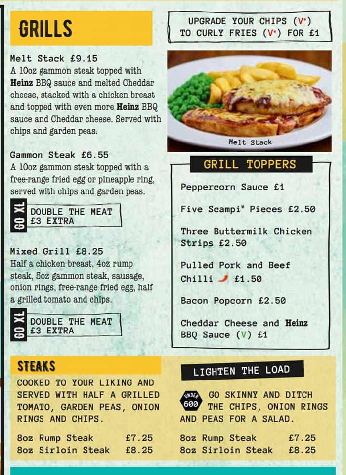Menu at Vale pub & bar, Coventry, Nod Rise