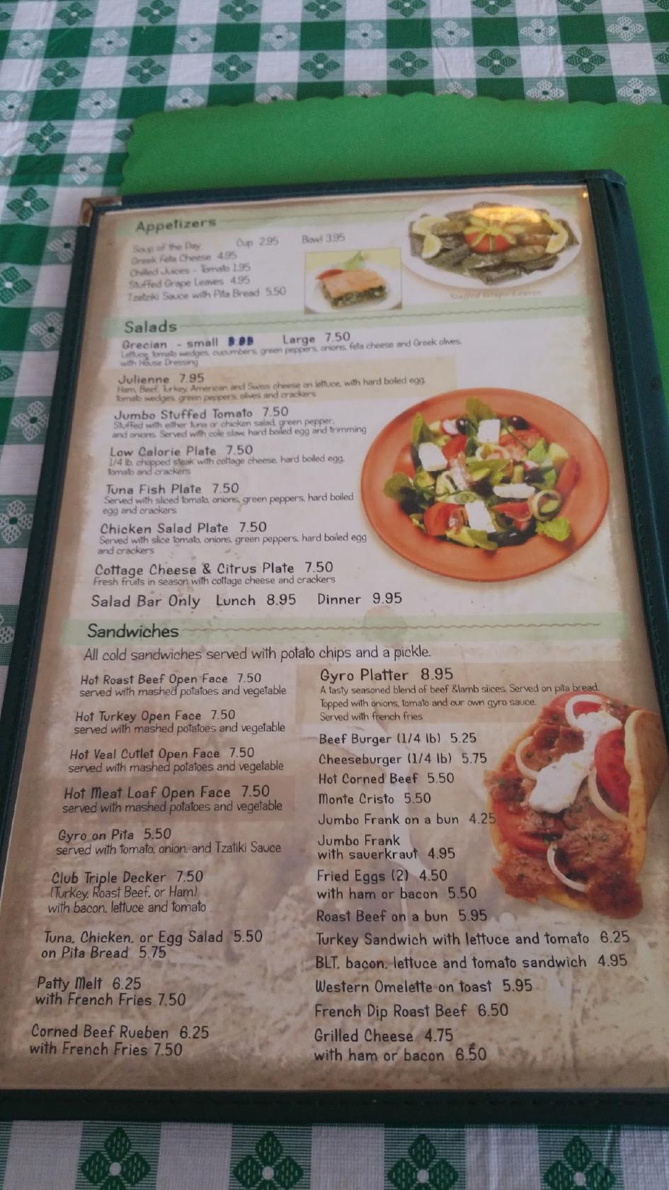Menu at Farmer Girl Restaurant, Lake Worth