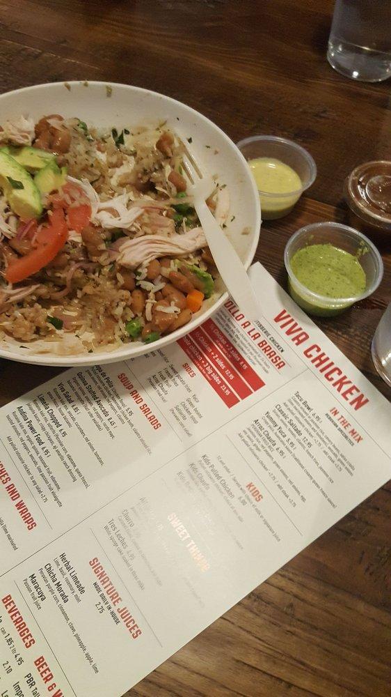Menu at Viva Chicken restaurant, Greensboro, W Wendover Ave Suite 110