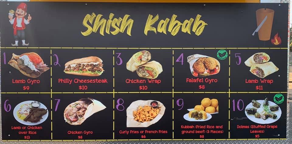 Menu at Gresham Food Carts restaurant, Gresham, 2280 NW Burnside Rd