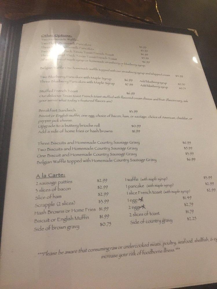 Menu at Franklin Street Bar & Grill, Johnstown