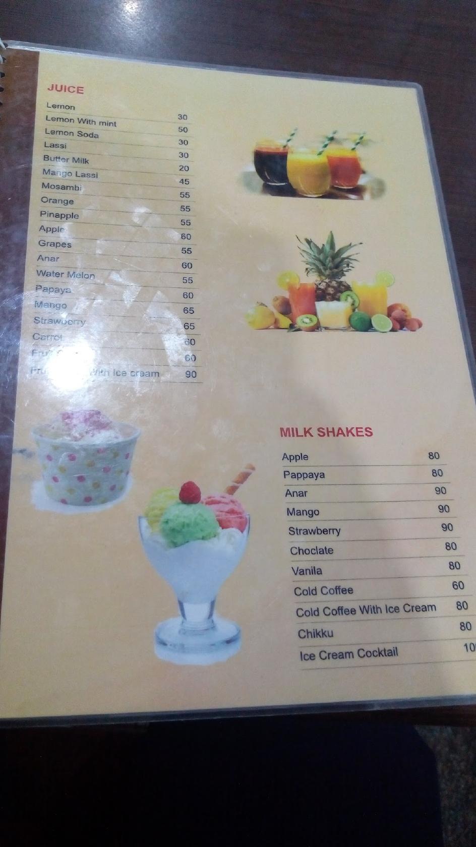 Menu at Neel Kamal Restaurant, Dharwad