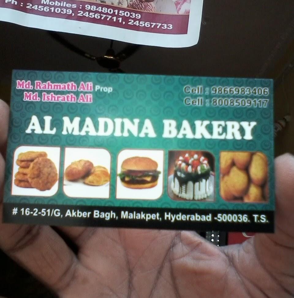 AL Madina Bakery, Hyderabad - Restaurant menu, prices and reviews