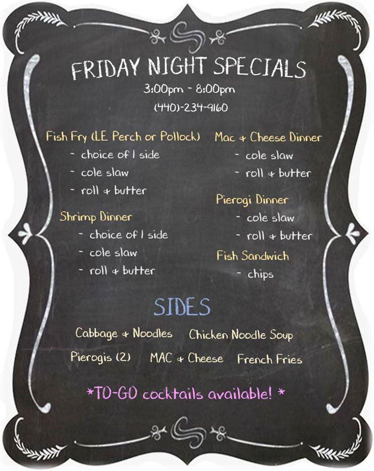 Menu at Polish Village pub & bar, Berea