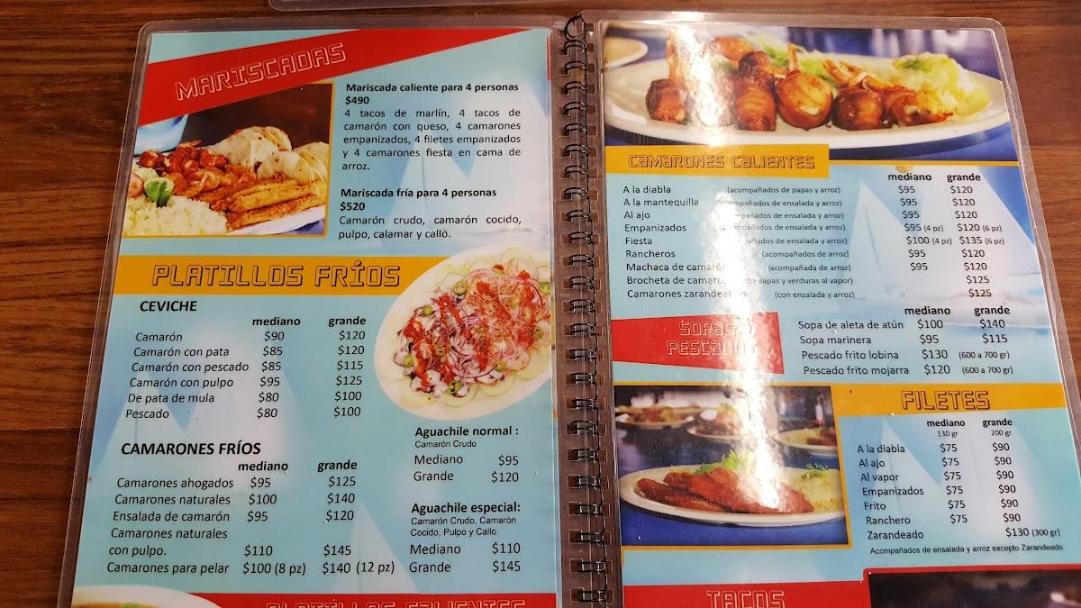 Carta de Restaurant "Maviri", Ciudad Juarez, Av. Ejército Nacional 5765