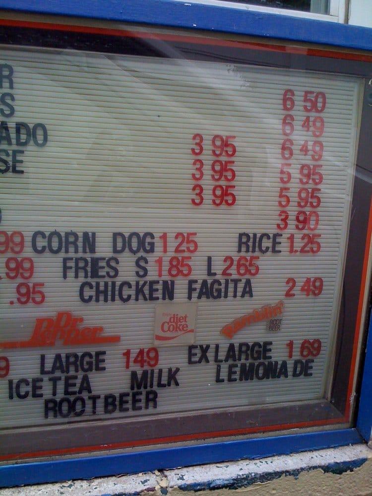 Menu at Tickles restaurant, Salt Lake City