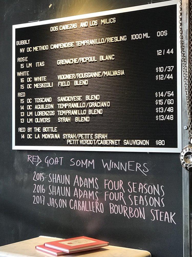 Menu at FnB Restaurant, Scottsdale