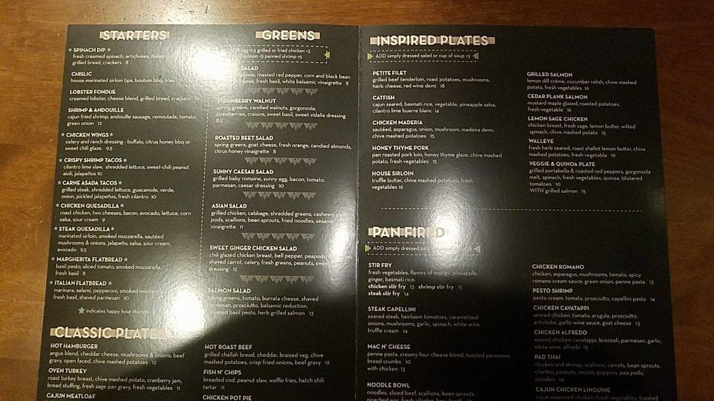 Menu at All Day Café cafe, Sioux Falls