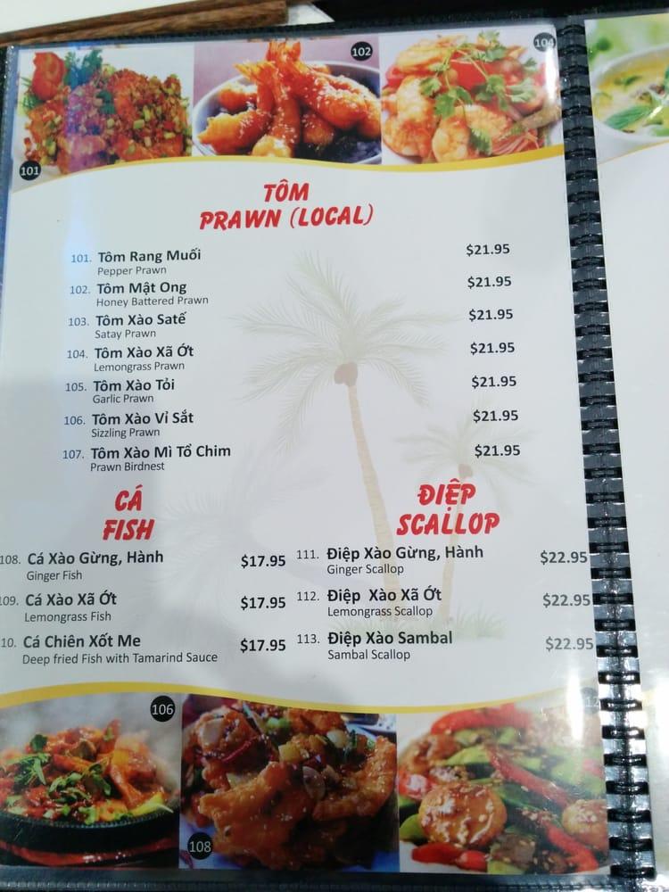 Menu at Hủ Tiếu Mì BẾN TRE restaurant, Morley