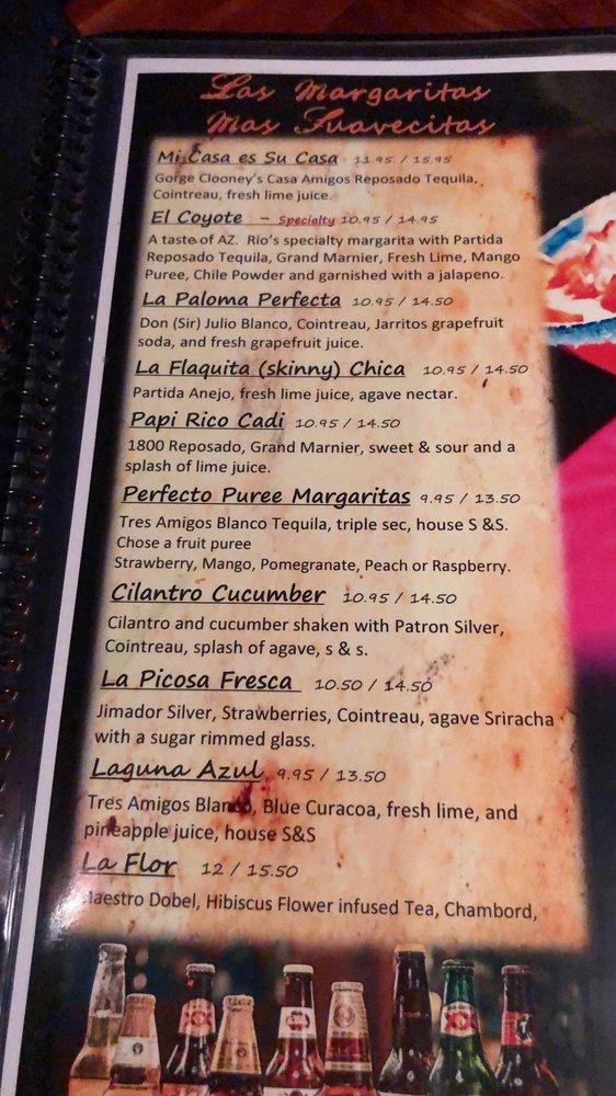 Menu at Rio Mirage Café- Surprise Location restaurant, Surprise, W Bell Rd