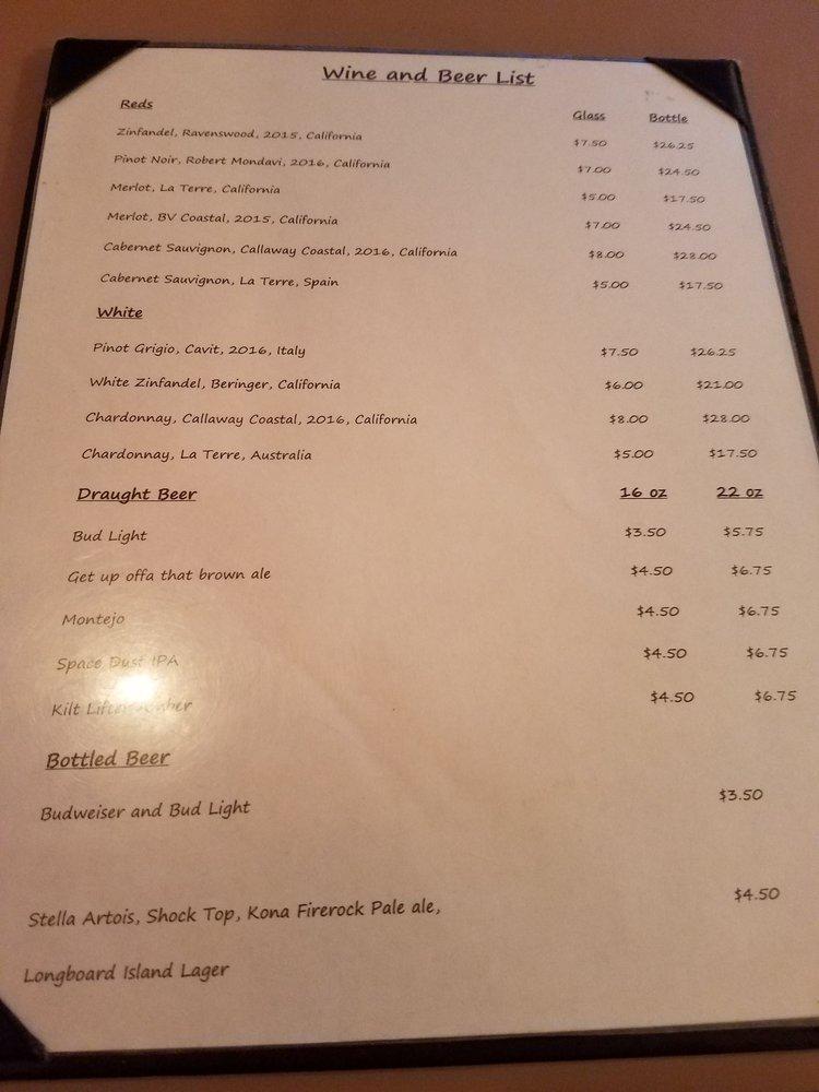 Menu at The Rib Co BBQ, Twentynine Palms