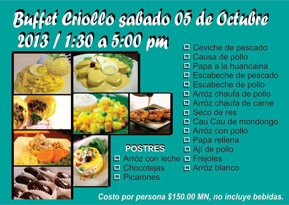 Carta de El Ají -Restaurante Peruano Monterrey, Monterrey
