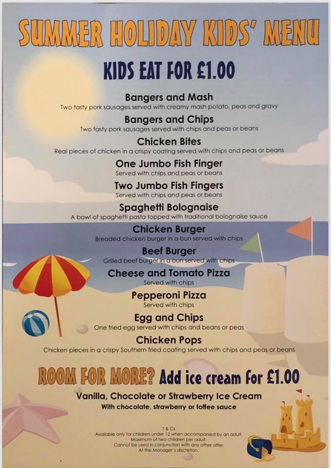 Menu at The Man At Arms pub & bar, Lutterworth