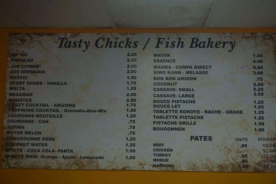 Menu at Greek Tasty Corner Bakery, Lake Worth
