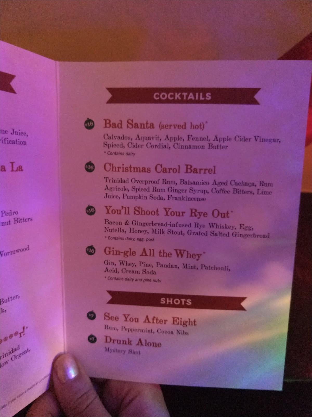 Menu at Miracle on 9th St pub & bar, New York City