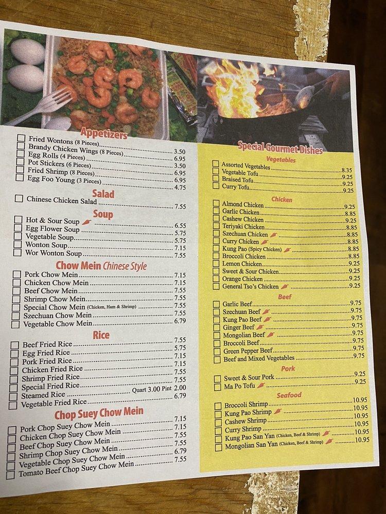 Menu at China Station Food To Go restaurant, Fresno