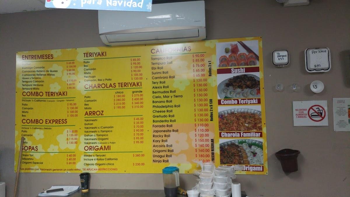 Carta del restaurante ORIGAMI EXPRESS NOVENA, Mexicali, C. Novena 2998