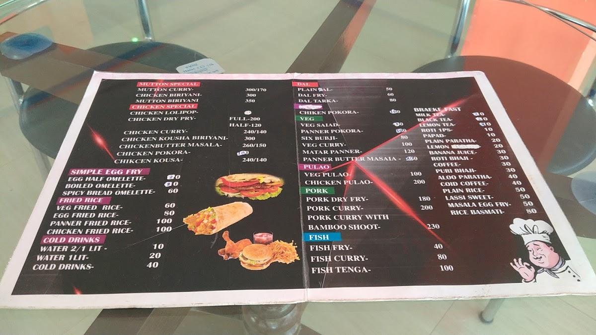Menu at RB's Restaurant, India