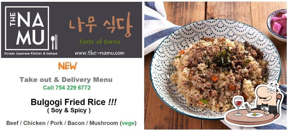 Restaurante THE NAMU Korean Japanese kitchen & izakaya, Coral Springs ...