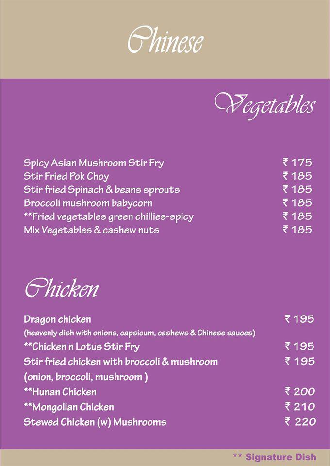 Menu at HAVI Kitchen, Chennai, #152