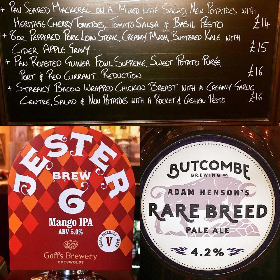 Menu at The King Alfred pub & bar, Street
