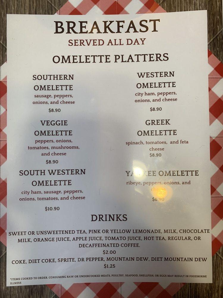 Menu at Watkins Grill restaurant, Raleigh