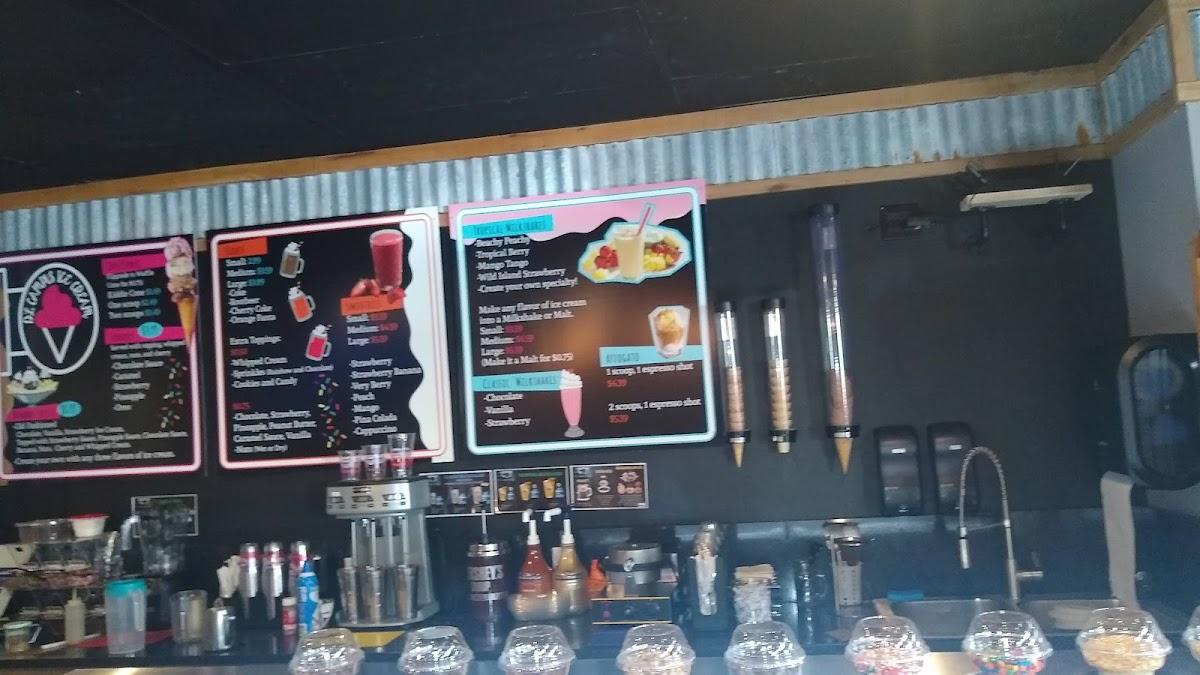 Menu at DL Campus Coffee & Ice Cream on Main desserts, Front Royal