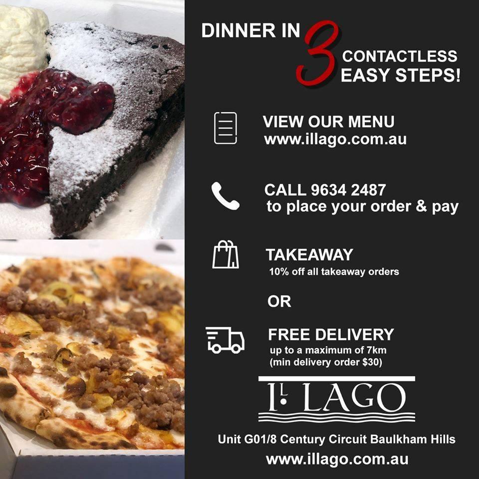 Menu at Il Lago Italian Restaurant, Baulkham Hills, G01/8 Century Cct