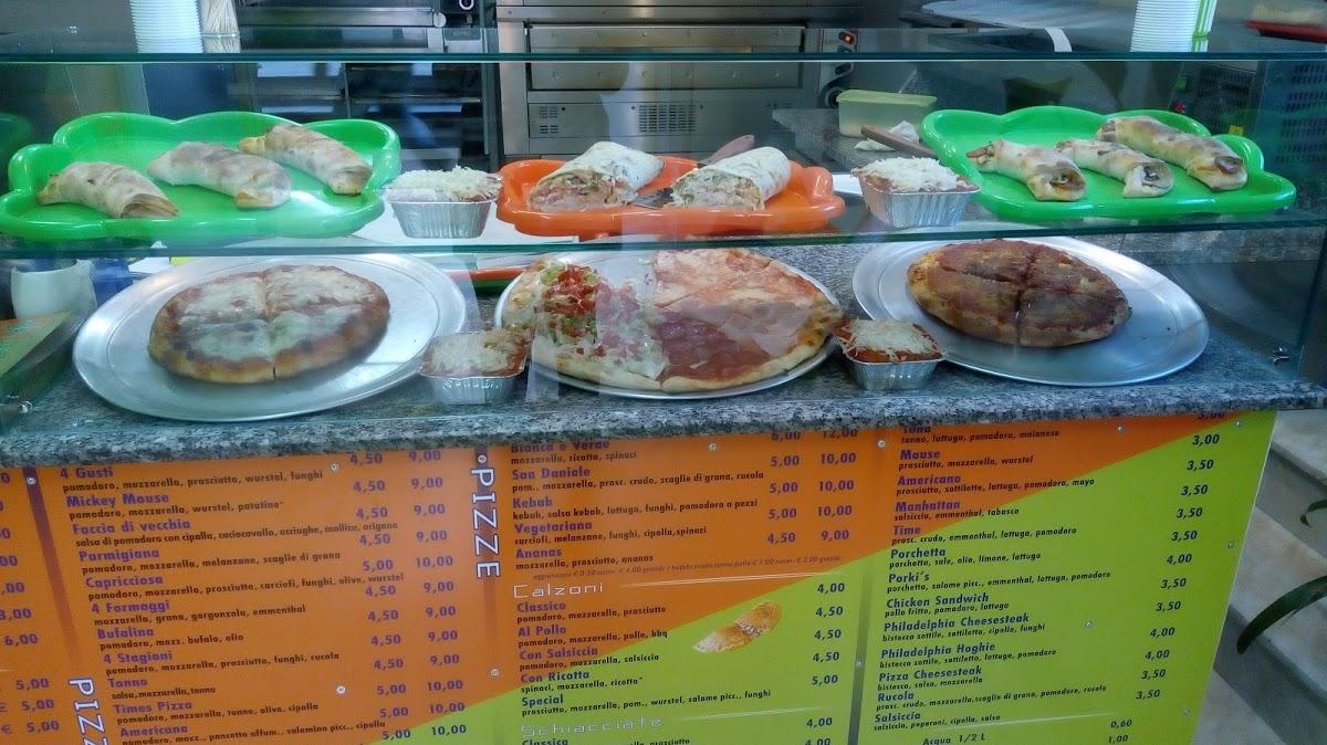 Menu at Pizza Time restaurant, Carini