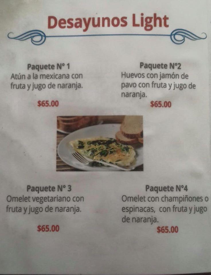 Carta de Restaurant La Cascada, Acayucan