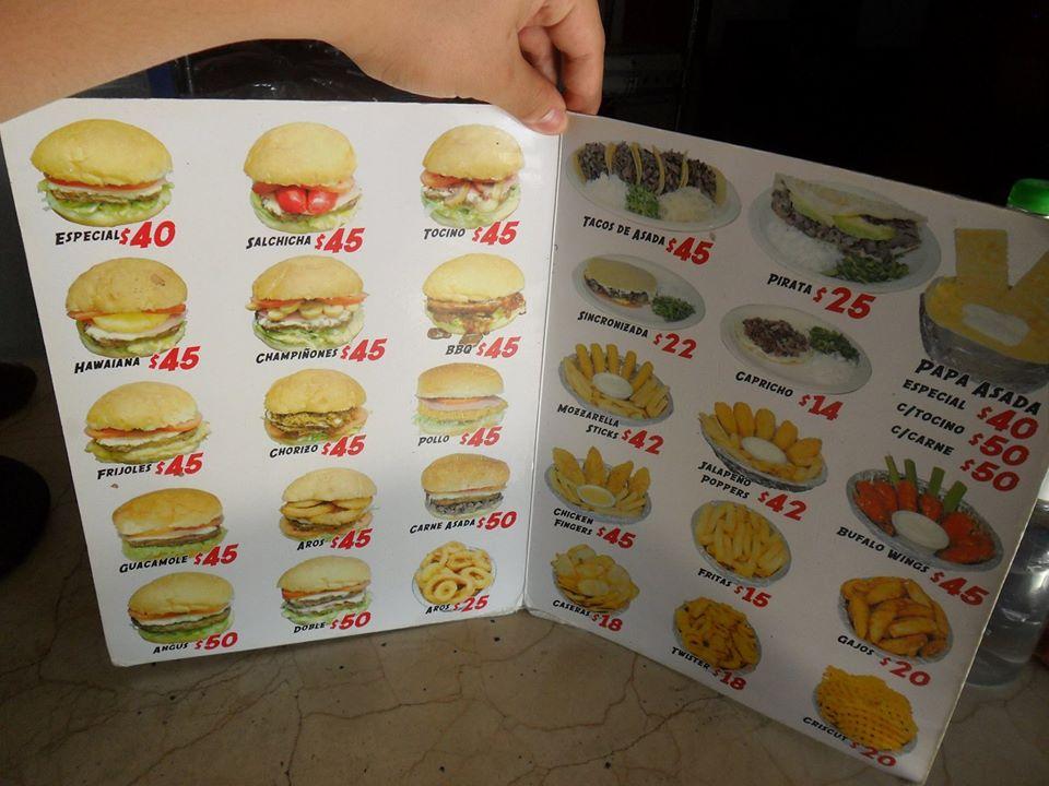 Menu at BURGER CIRCUS restaurant, San Nicolás de los Garza
